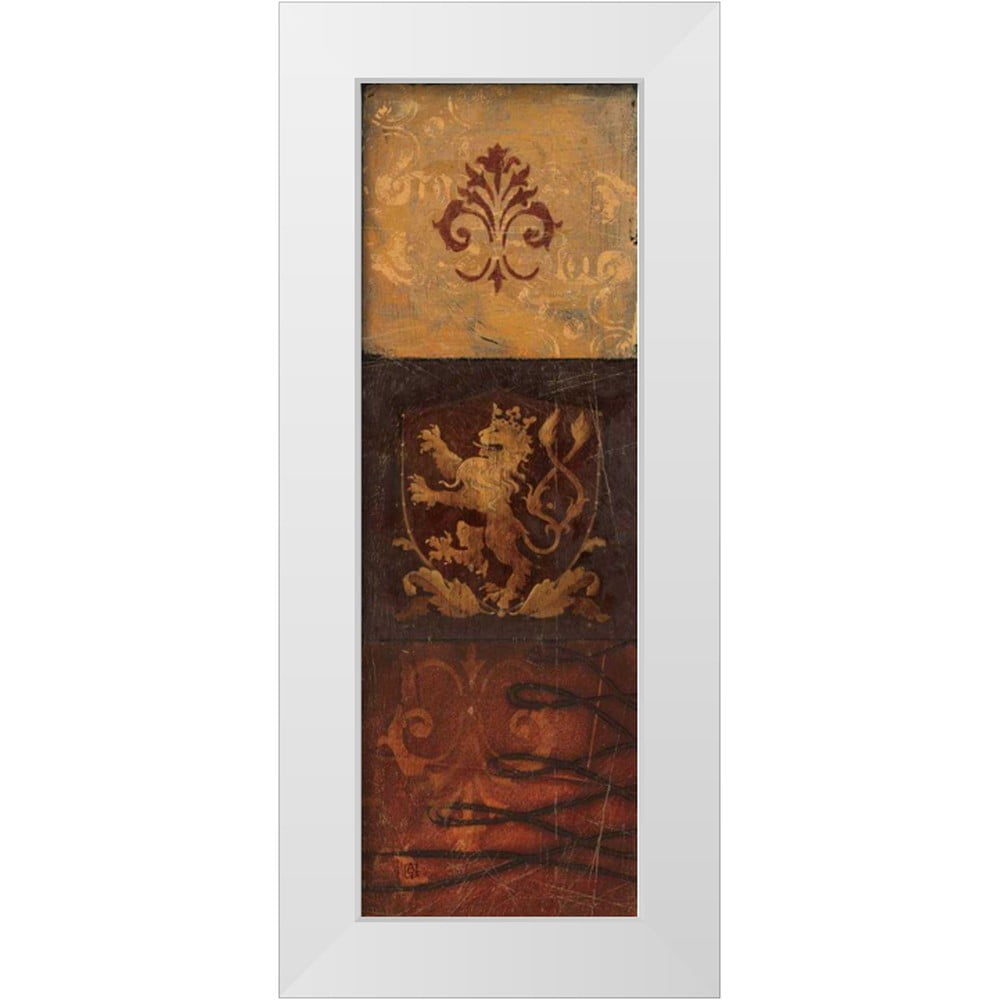 Tillmon, Avery 13x32 White Modern Wood Framed Museum Art Print Titled ...