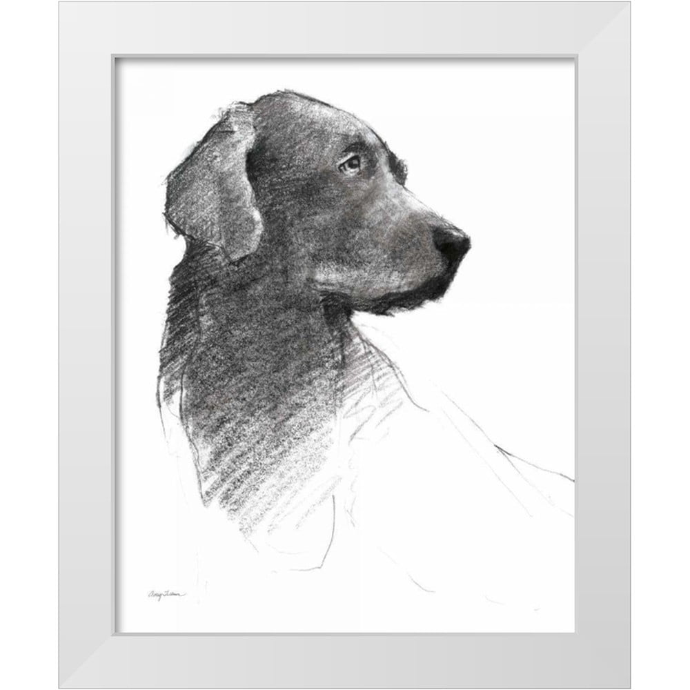 Tillmon, Avery 15x18 White Modern Wood Framed Museum Art Print Titled ...