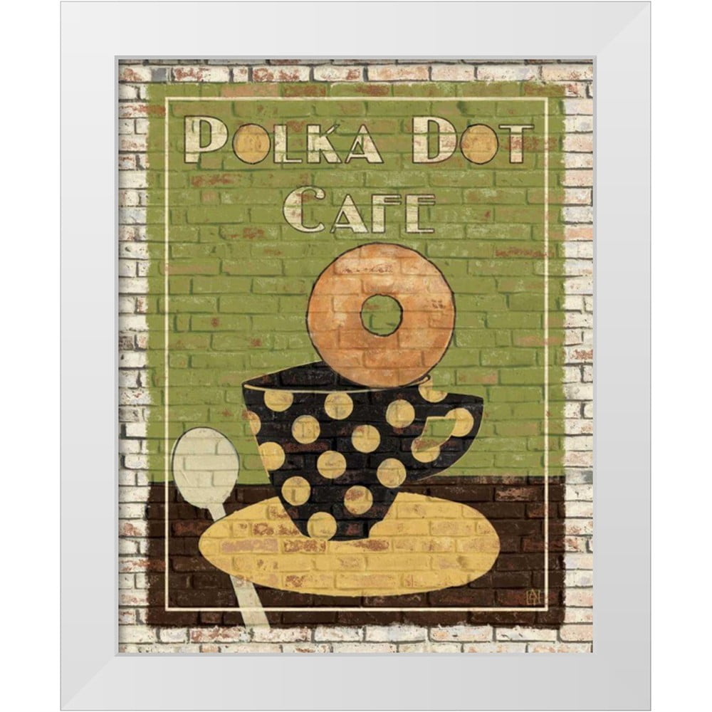 Tillmon, Avery 15x18 White Modern Wood Framed Museum Art Print Titled - Polka Dot Cafe - Walmart.com