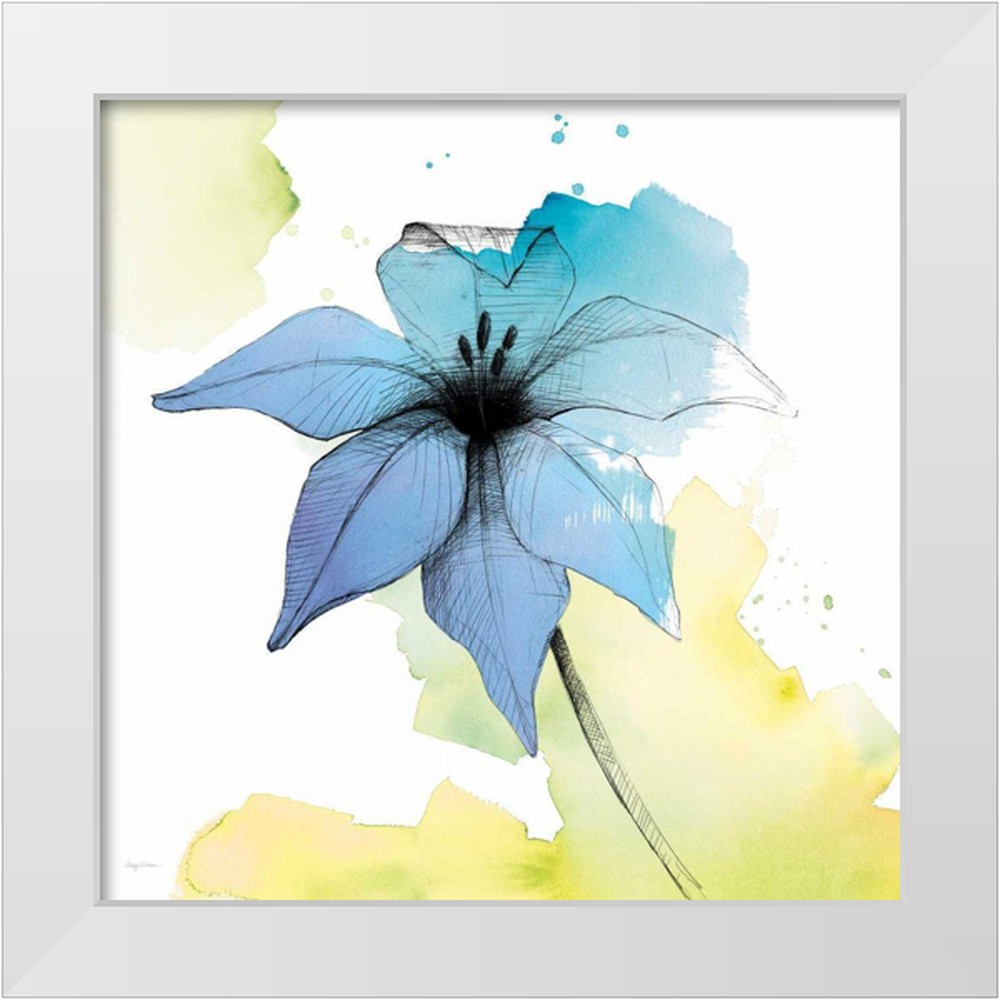 Tillmon, Avery 20x20 White Modern Wood Framed Museum Art Print Titled ...