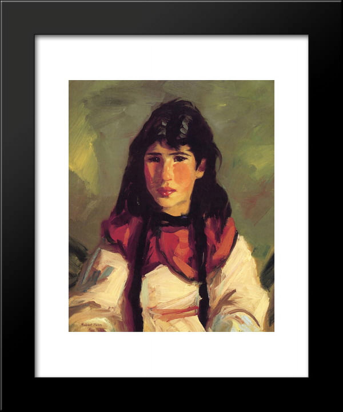 Tilly (also known as Portrait of Tilly) 20x24 Framed Art Print by ...