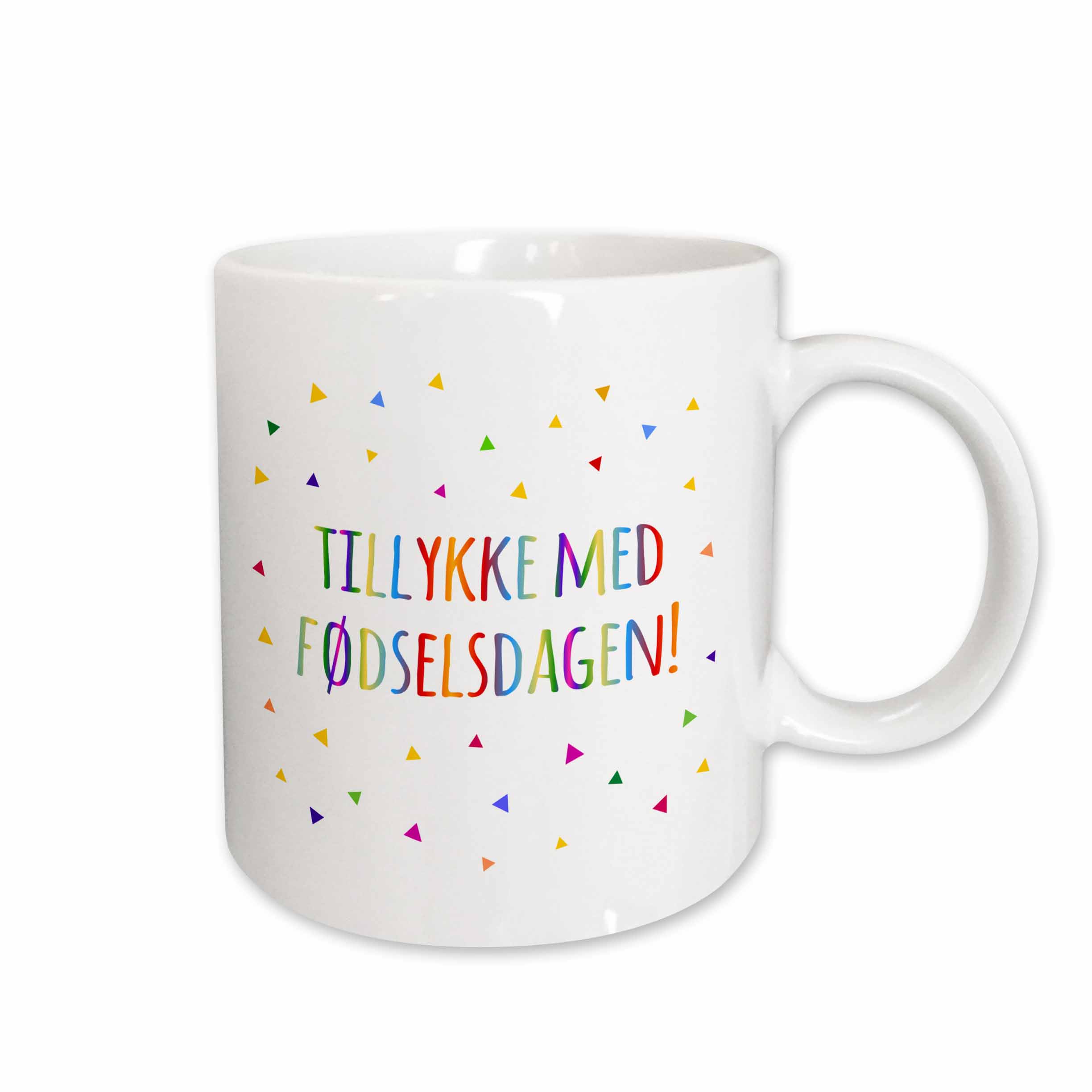 Tillykke med fodselsdagen - Happy birthday in Danish. colorful Denmark ...