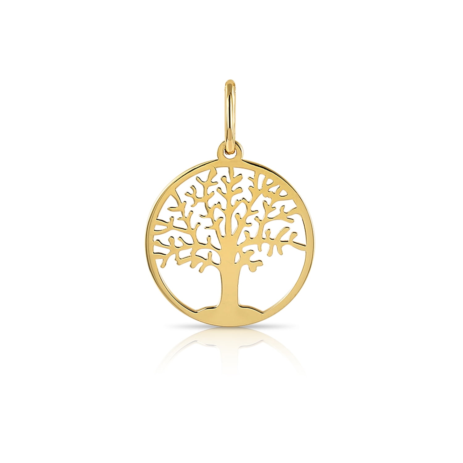 Tilo Jewelry 14K Yellow Gold Tree of Life Amulet Pendant Charm for ...