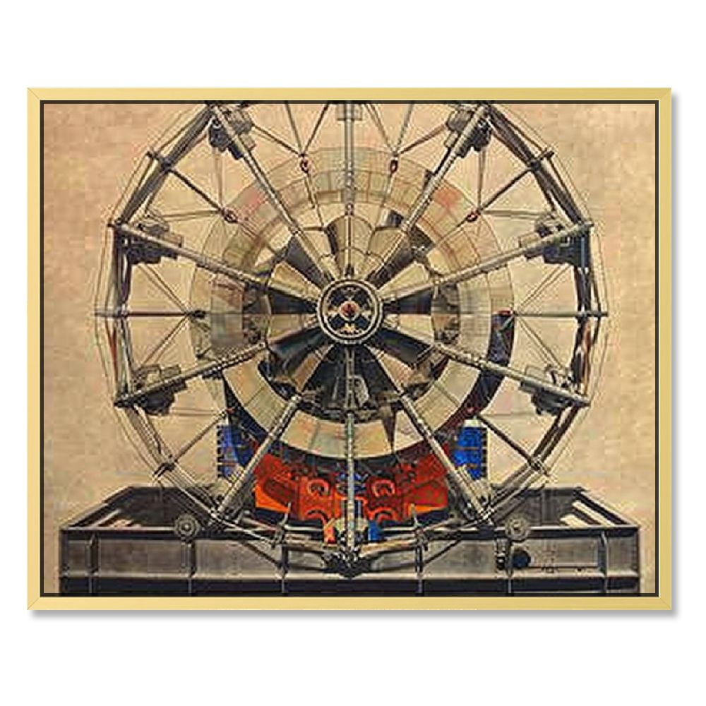 Tilt A Whirl Amusement Ride Patent Print Carnival Ride Blueprint Art ...