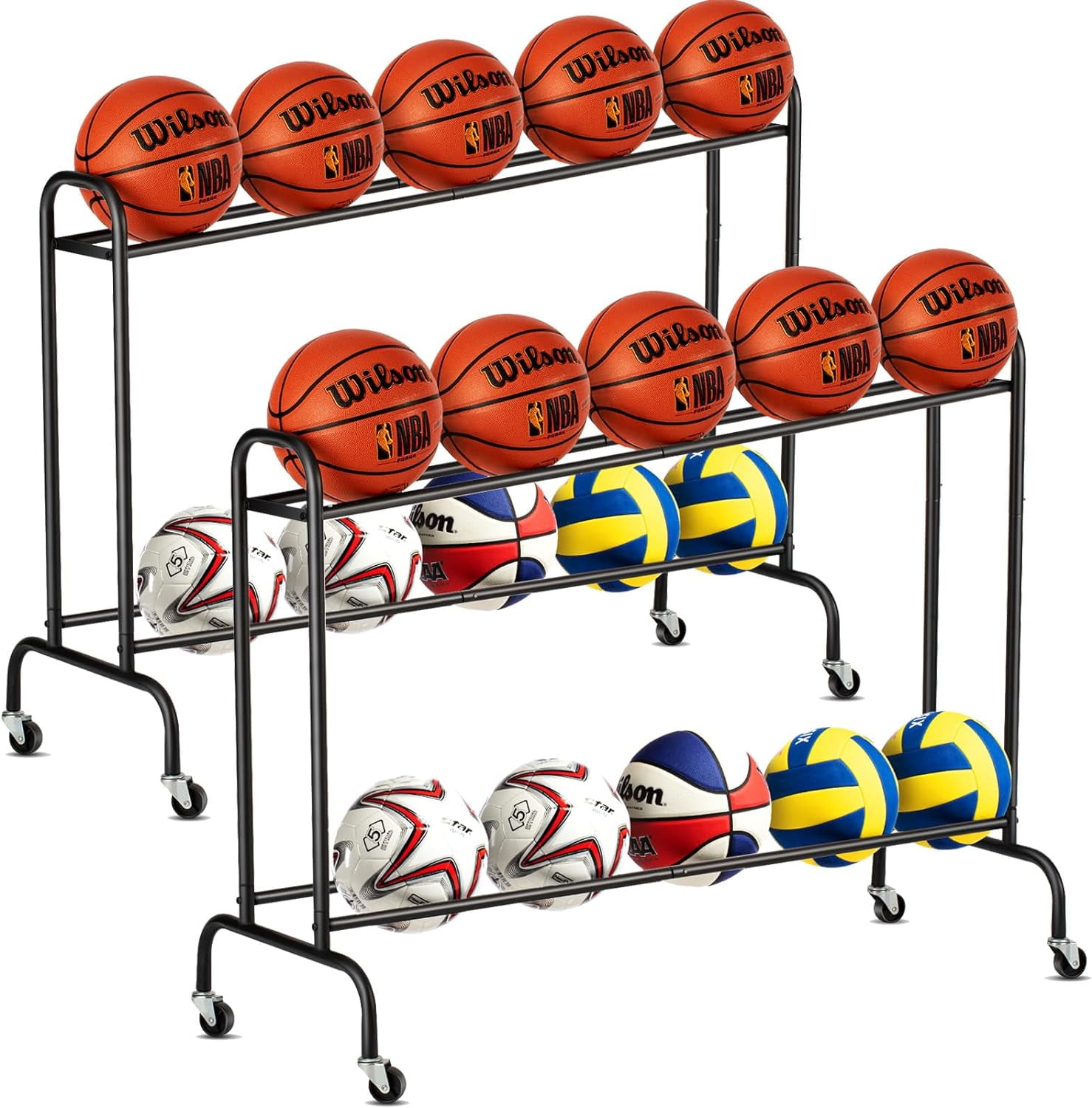 Tilt Basketball Rack Ball Storage Holder - Tilt Basketball Shooting ...