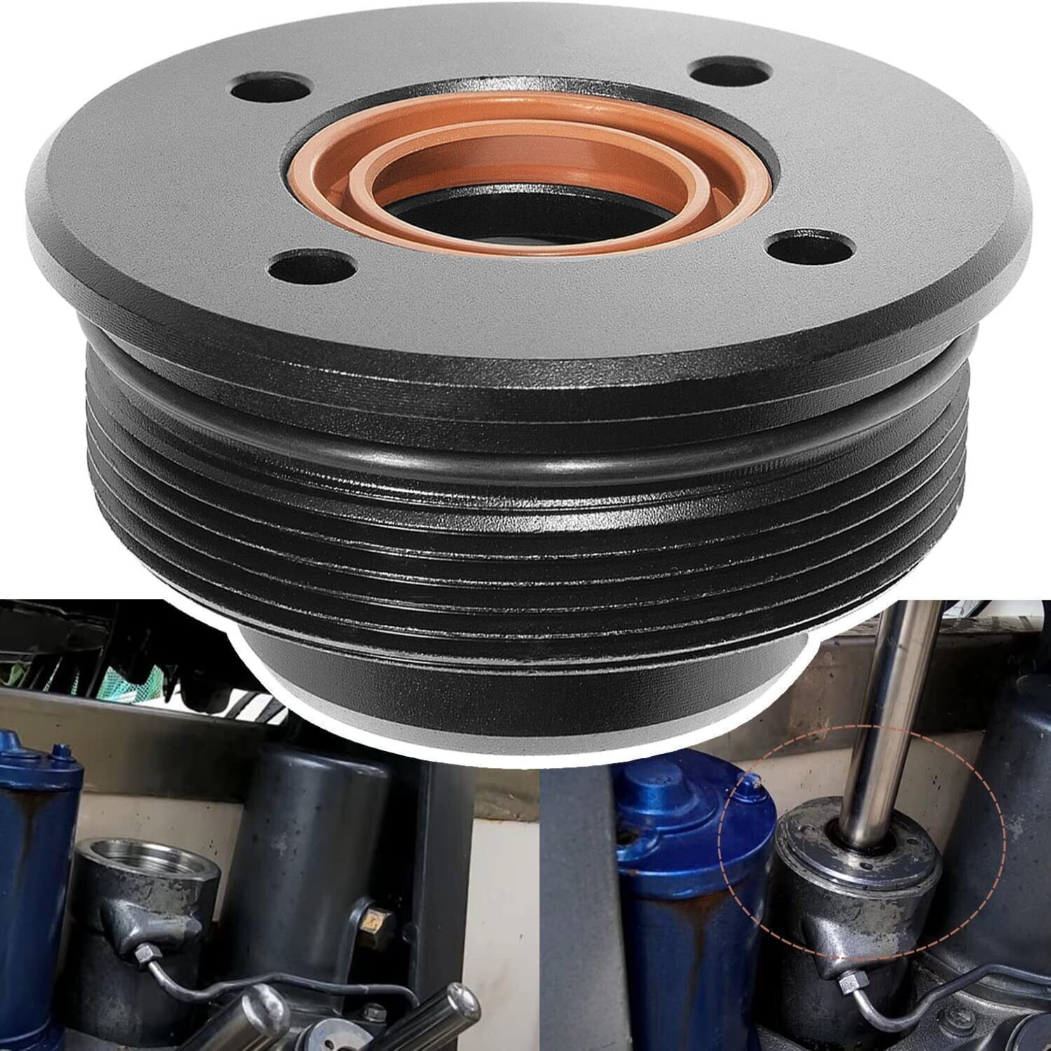 Tilt Cap/Gland with Seals forYamaha 200-225-250-300 V6 3.3L 61A-43811 ...