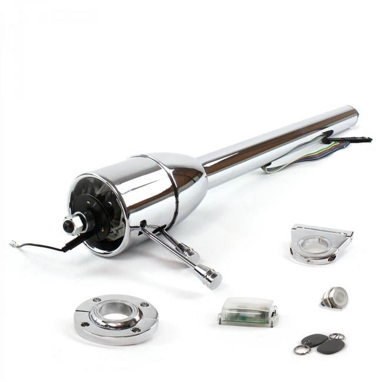 Tilt Column Chrome - Floor Shift FLR Mount 2.5 in. Drop White Push ...