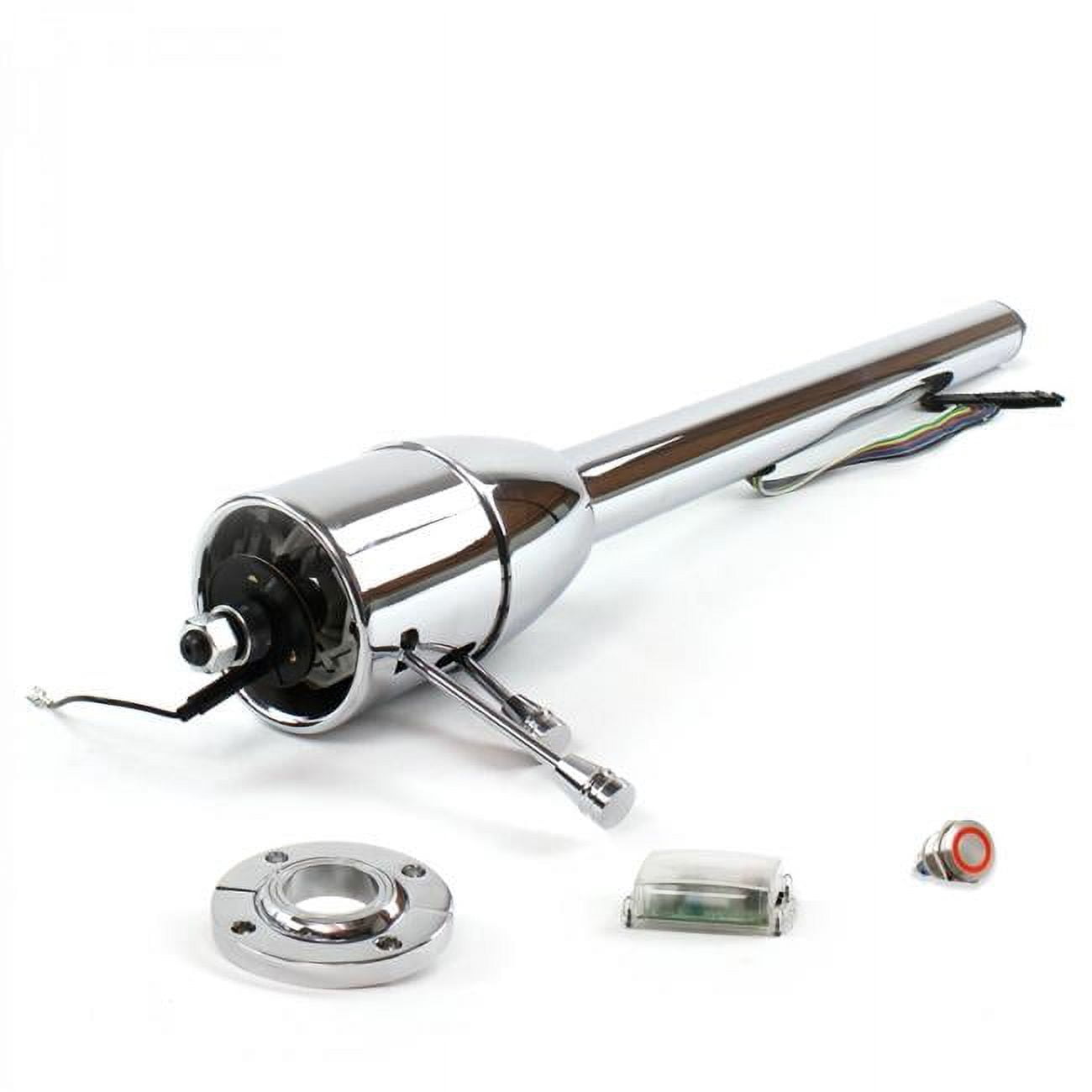 Tilt Column Chrome - Floor Shift FLR Mount Red Push Button - Walmart.com