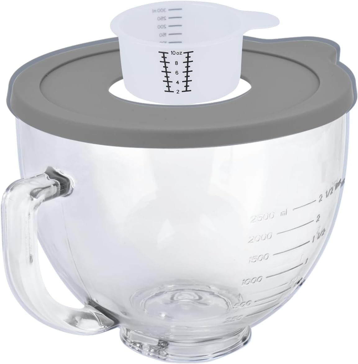 Tilt-Head Stand Mixer Glass Bowl, 5 QT,Compatible with Kitchenaid ...