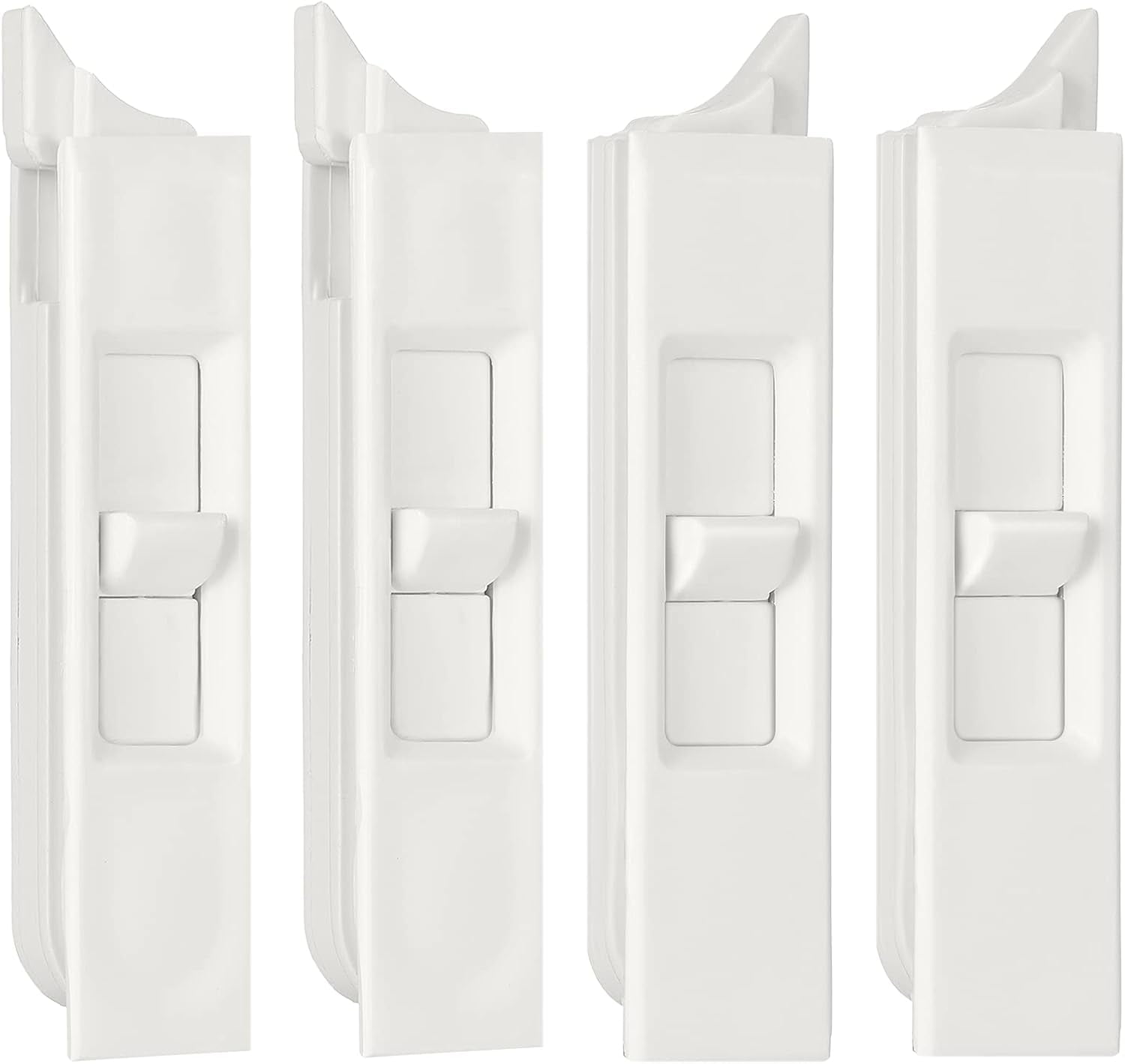 Tilt Latch Pairs White Plastic Construction Snap-In Latch Pairs Spring ...