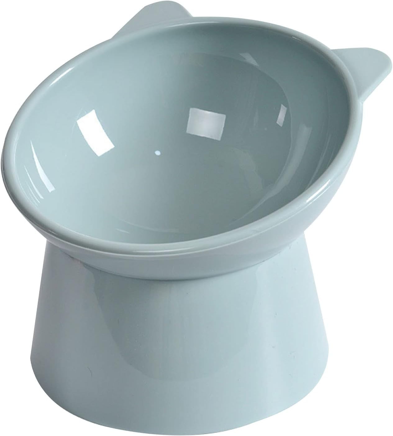 Tilted Cat Food Bowl, Elevated Cat Bowl - Anti Vomiting, Slanted, Small ...