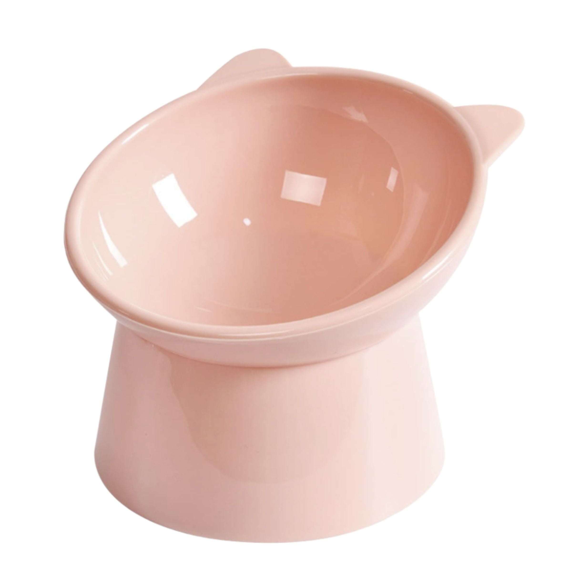 Tilted Elevated Cat and Dog Food Bowl - Cat Bowls Whisker Friendly Anti ...