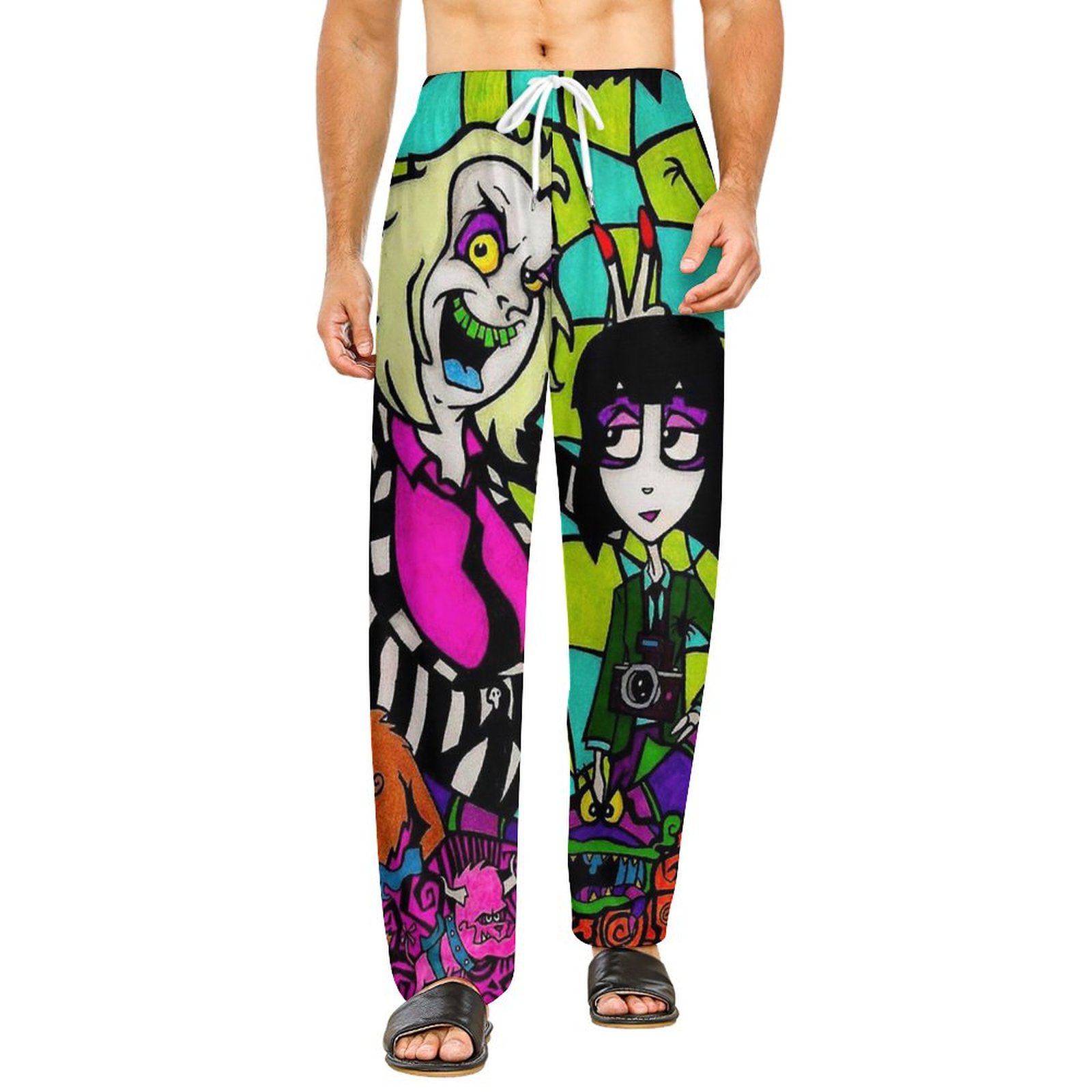 Tim Burton Beetlejuice Pajama Long Pants Sleepwear Sleep Pants for Teen ...