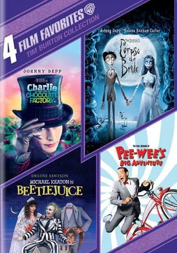 Warner Home Video: Tim Burton's 4 Classic Movie Favorites Collection ...