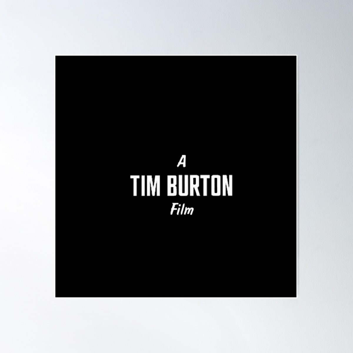 Tim Burton. Poster Wall Art, Modern Wall Decor For Living Room Bedroom ...