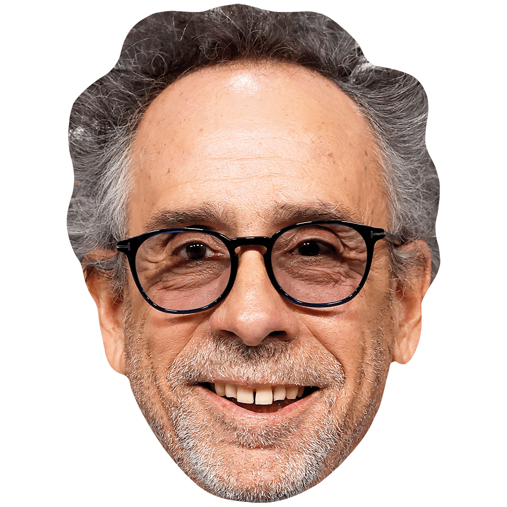 Tim Burton (Smile) Flat Cardboard Face - Walmart.com