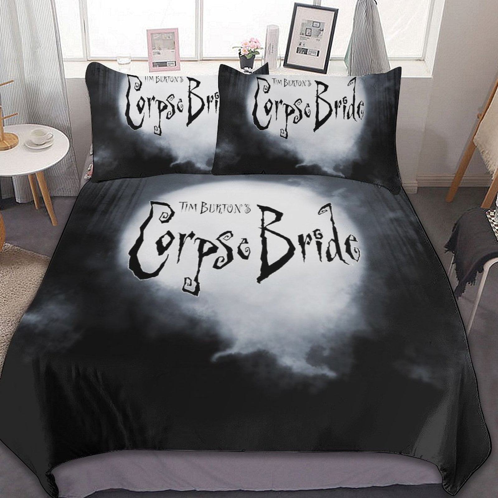 Tim Burton's Corpse Bride 3 Piece Bedding Sets Decor Comforter Sets ...