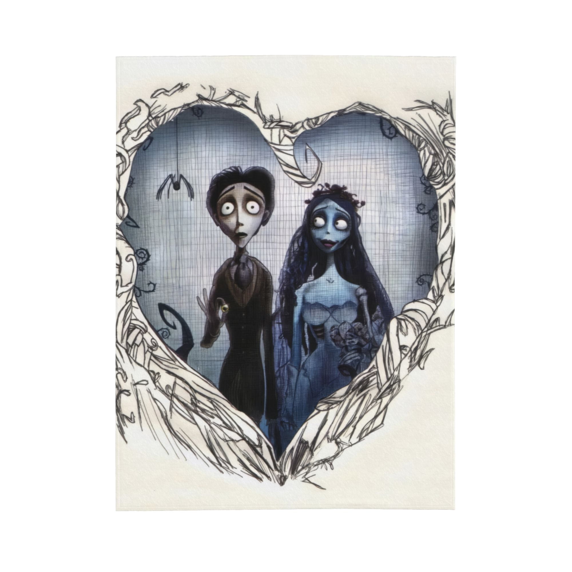 Tim Burton's Corpse Bride Blanket Thick Blanket Throws Christmas Gifts ...