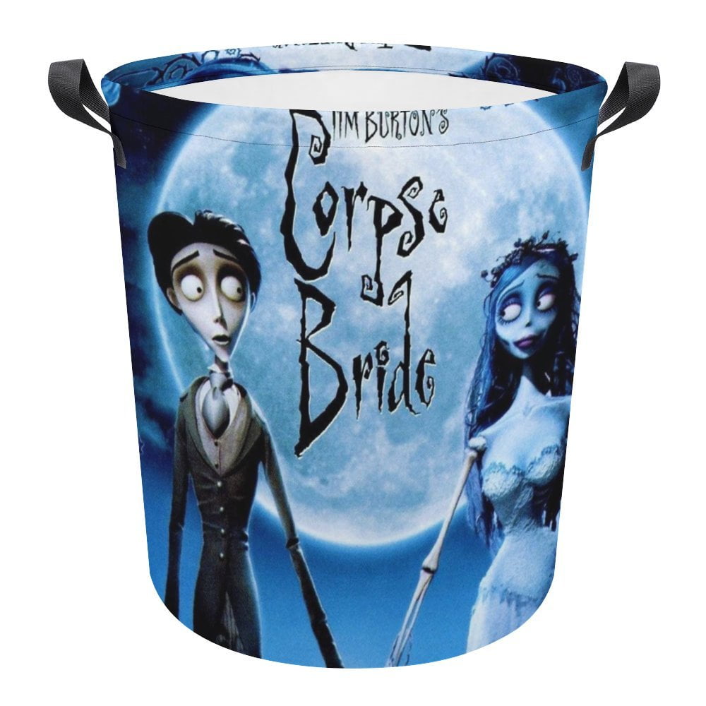 Tim Burton's Corpse Bride Circular Laundry Hamper Foldable Large ...