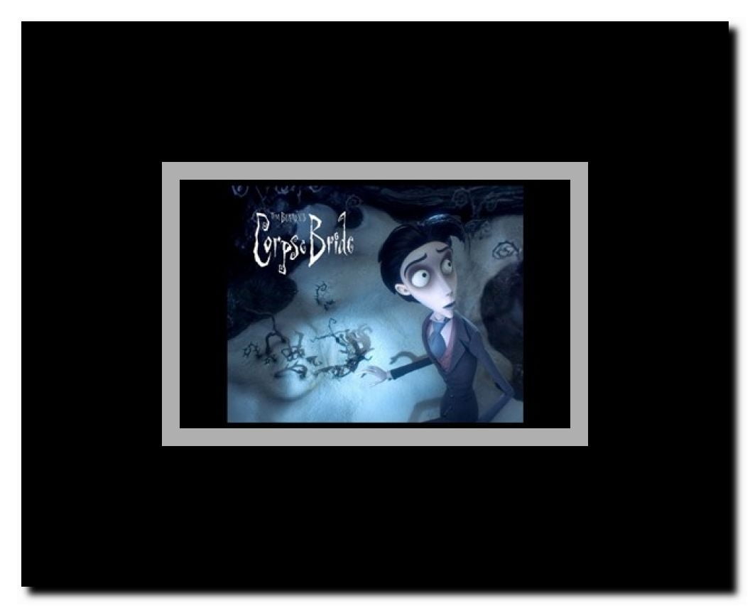 Tim Burton's Corpse Bride Framed Movie Poster (17 x 11) - Walmart.com