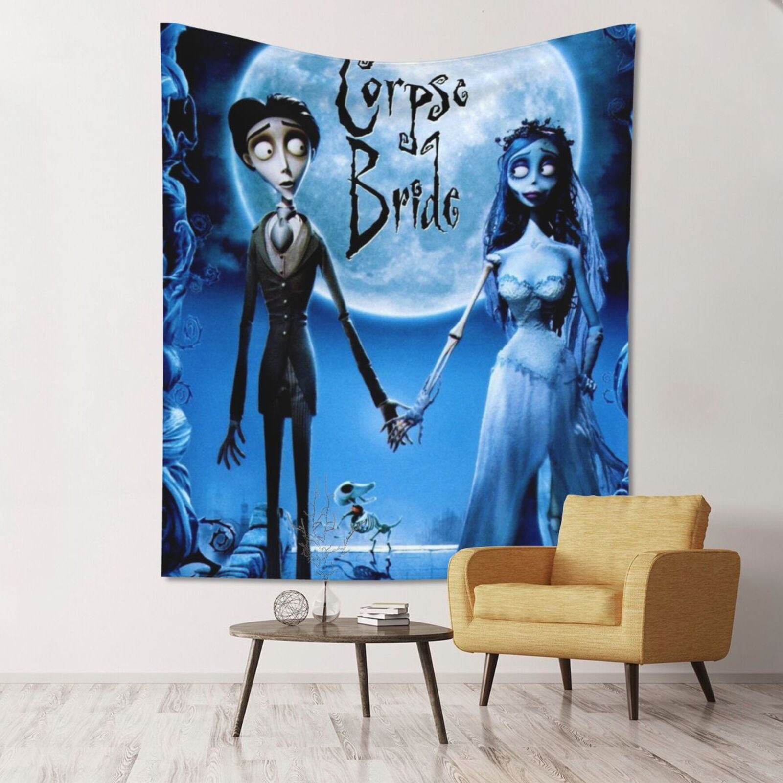Tim Burton's Corpse Bride Tapestry Decor Luxury Wall Hanging Tapestries ...