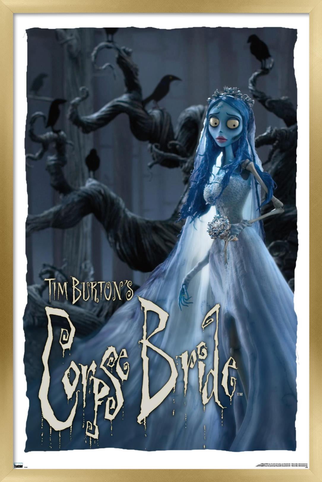 Tim Burton's The Corpse Bride - Bride Wall Poster, 22.375" x 34" Framed ...