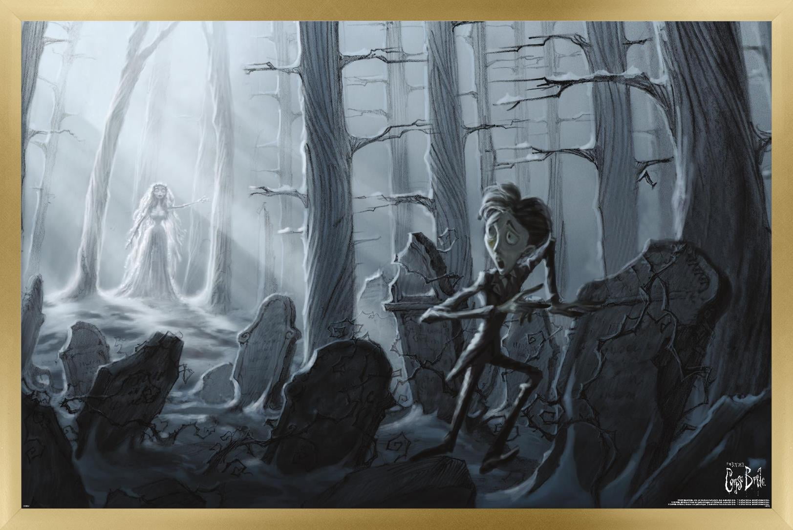 Tim Burton's The Corpse Bride - Victor In The Woods Wall Poster, 22.375 ...
