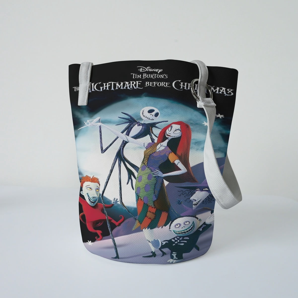Tim Burton's the Nightmare Before Christmas spaghetti strap bucket bag ...