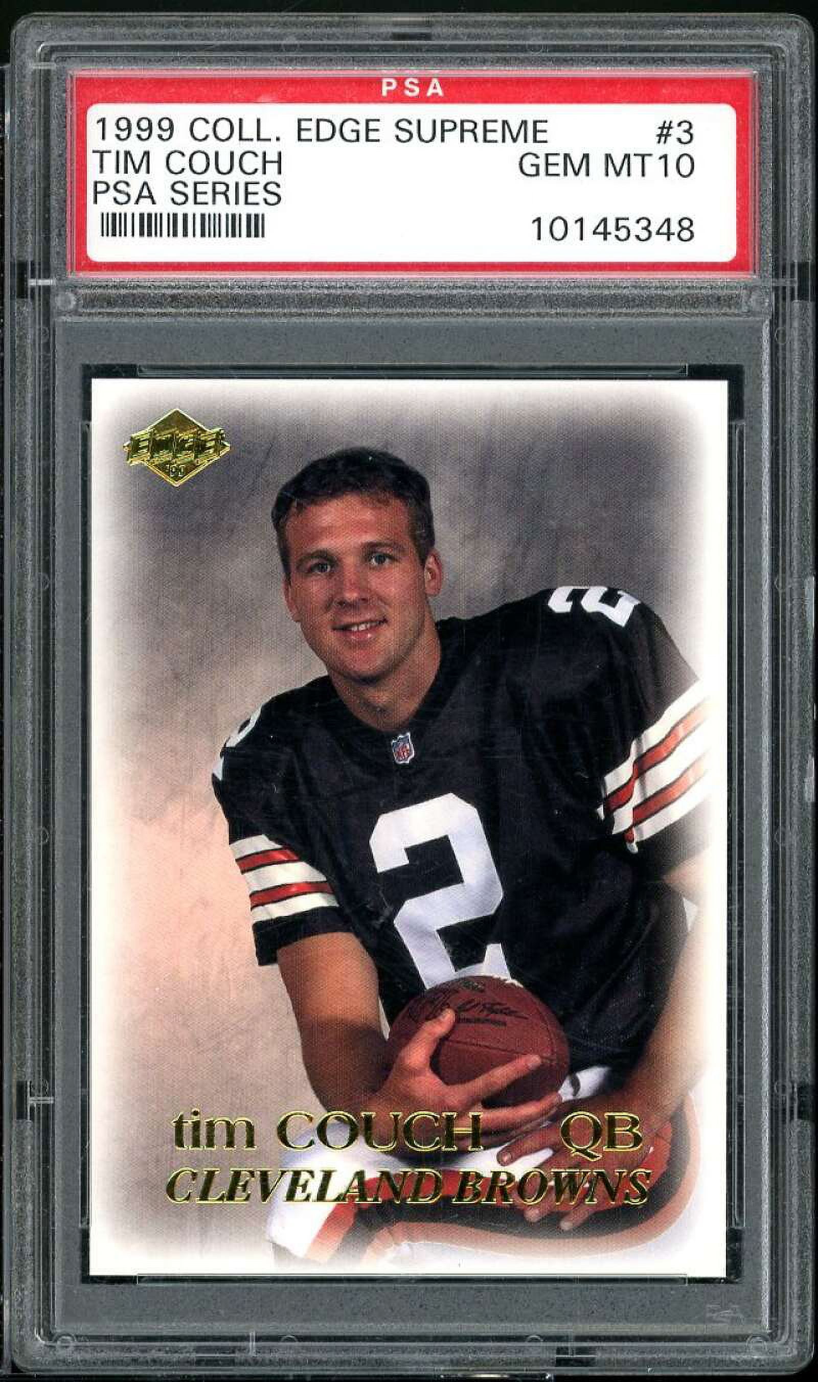Tim Couch Rookie Card 1999 Coll Edge Supreme #3 PSA 10 Sale - Walmart ...