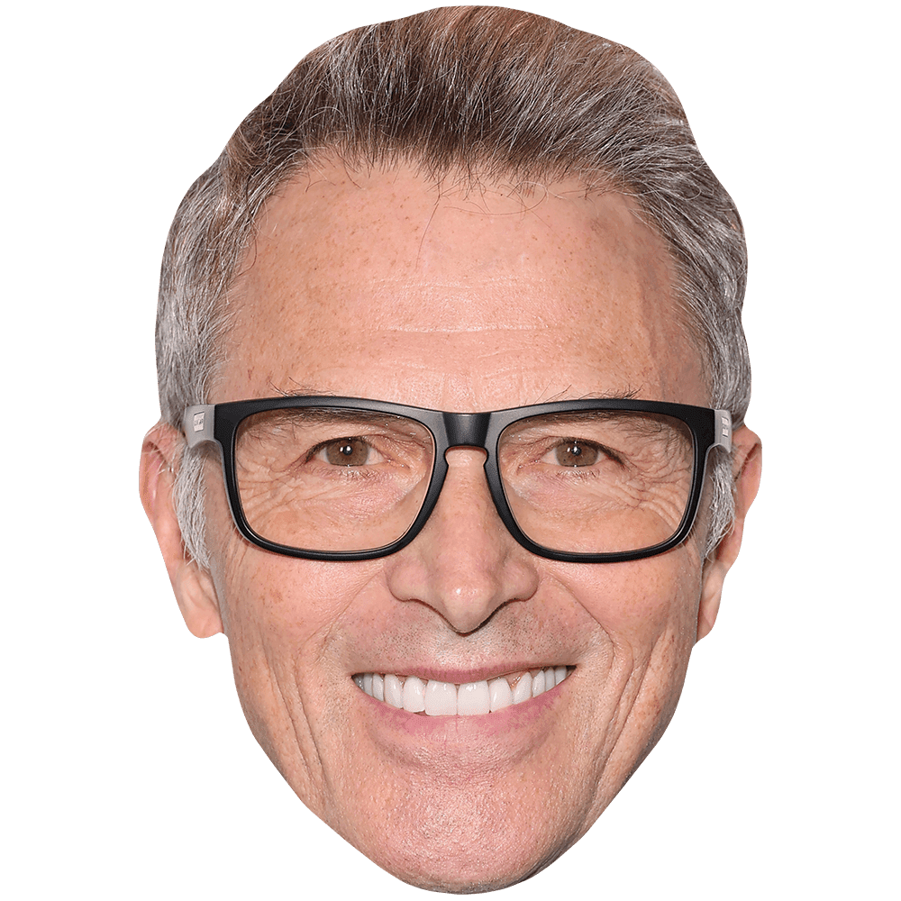 Tim Daly (Grey Hair) Celebrity Mask, Flat Card Face, Fancy Dress Mask ...