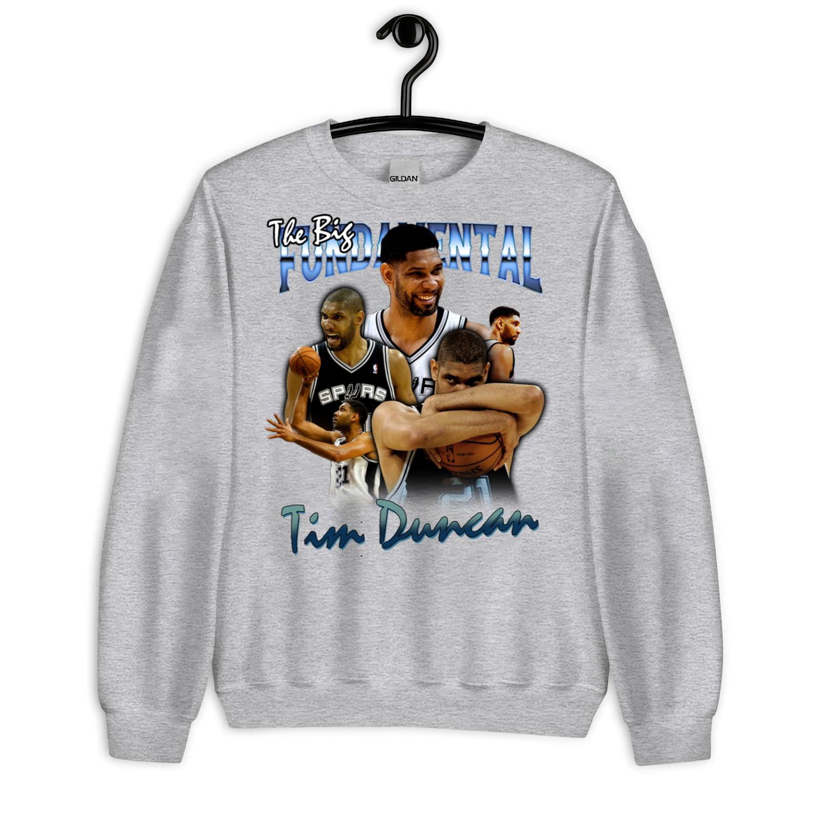 Tim Duncan 90s bootleg shirt Tim Duncan vintage basketball t-shirt gift ...