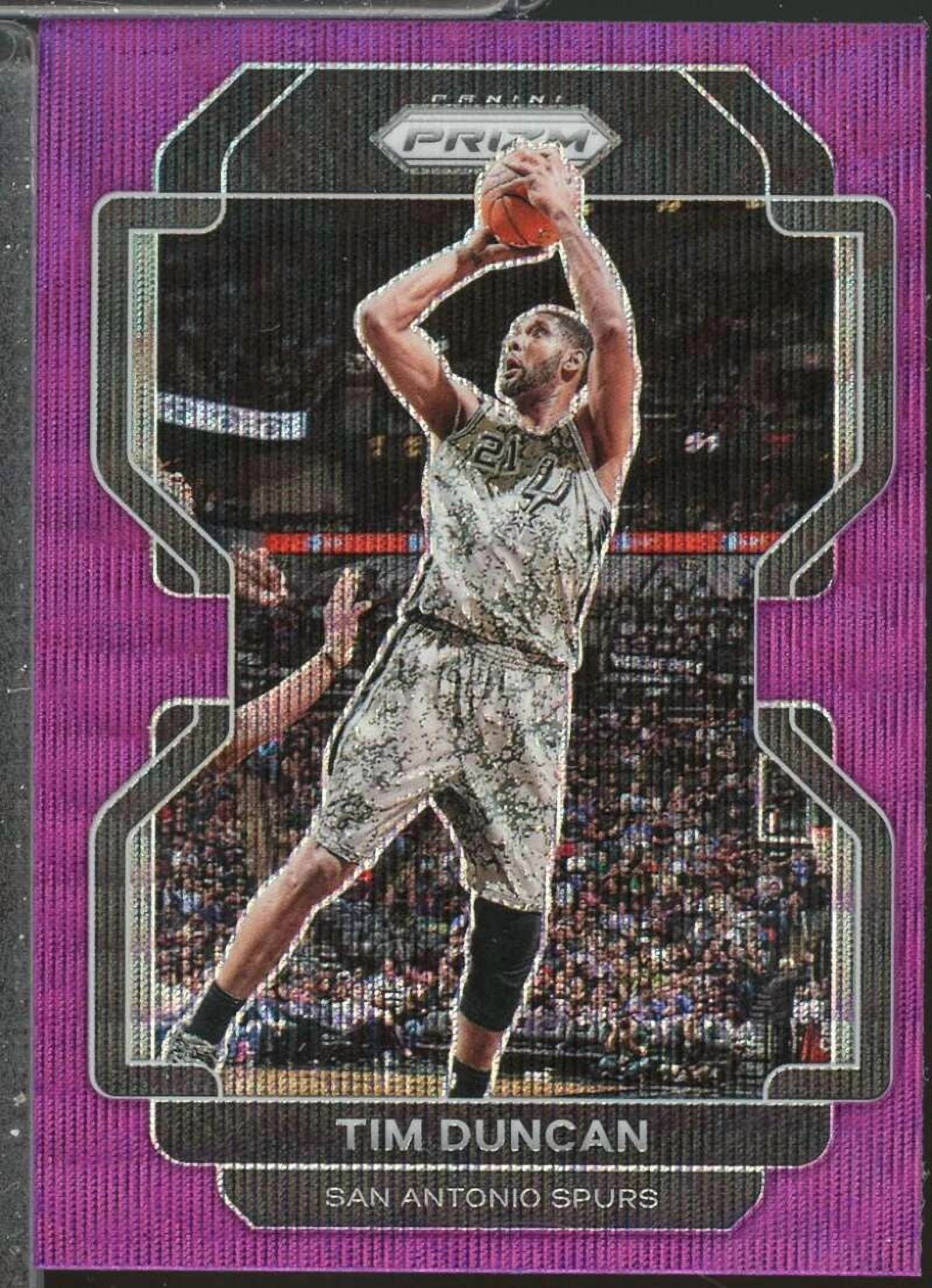 Tim Duncan Card 2021-22 Panini Prizm Prizms Ruby Wave #268 - Walmart.com