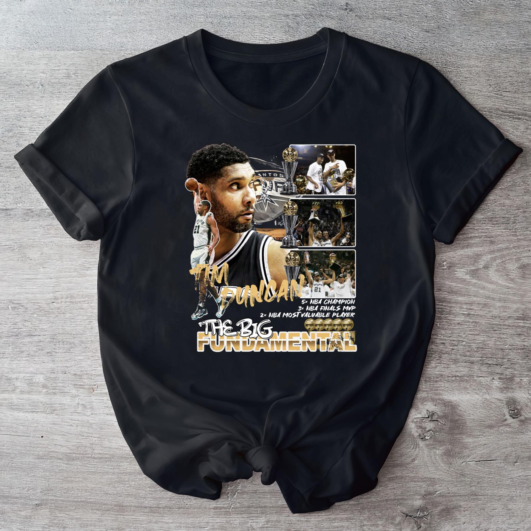 Tim Duncan The Big Fundamental Unisex Softstyle T-Shirt PMT0037-TH38906 ...