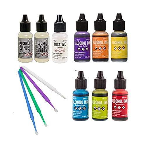 Tim Holtz Adirondack Alcohol Ink Value Pack Bundles of Favorite Colors ...