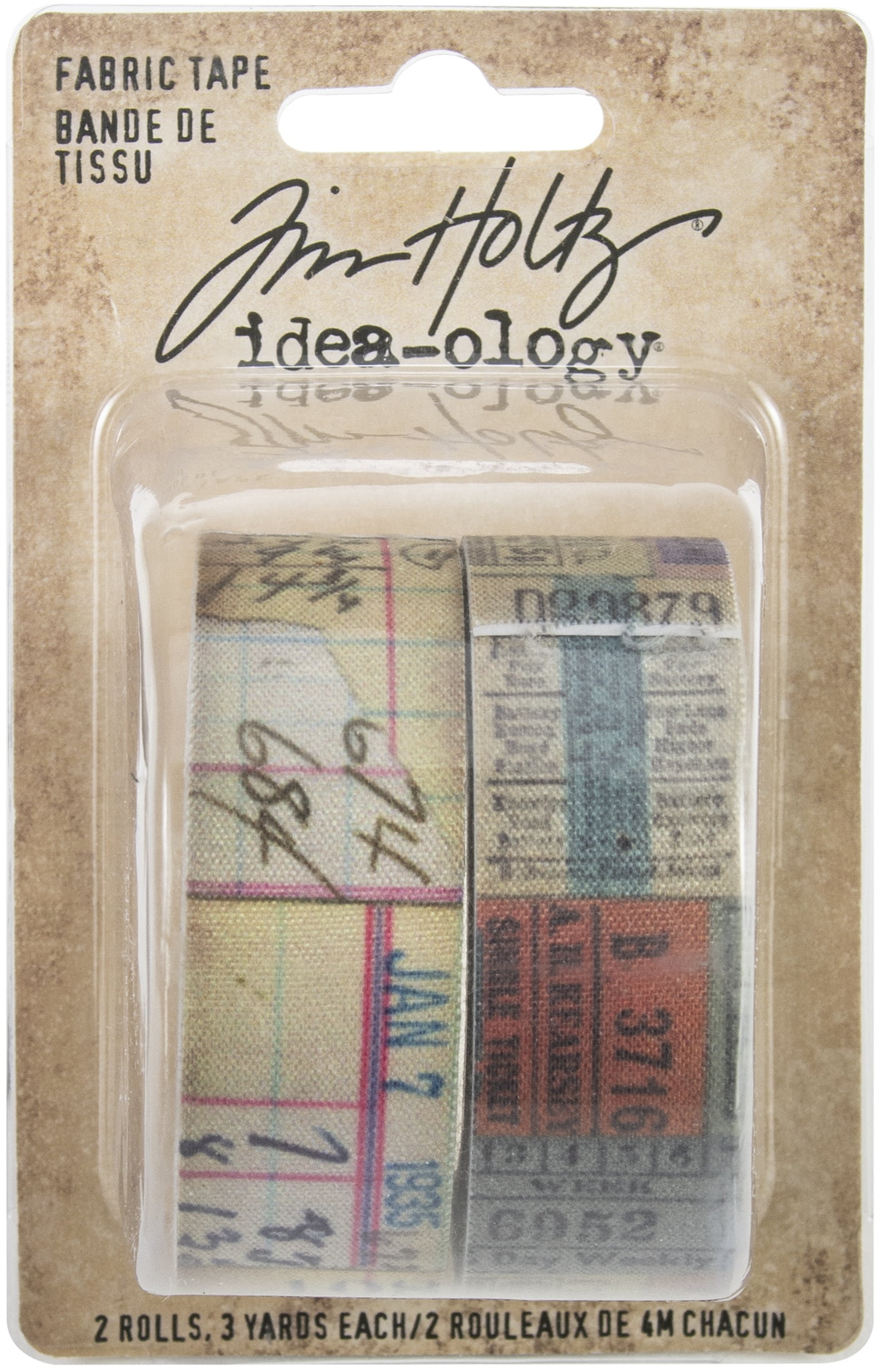 Tim Holtz - Advantus FABRIC TAPE IDEA-OLO 2/PKG - Walmart.com