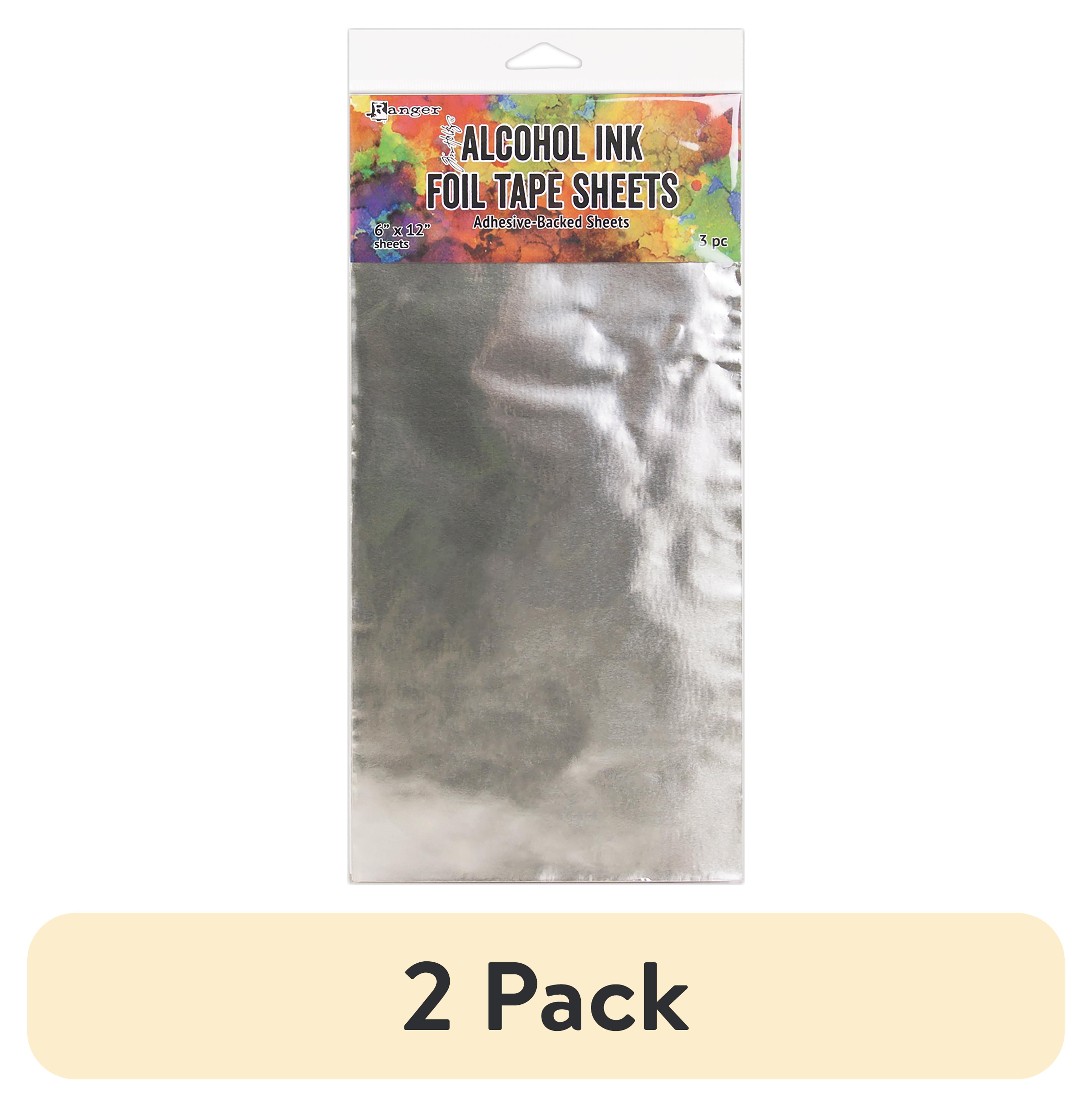 (2 pack) Tim Holtz Alcohol Ink Foil Tape Sheets-6"X12" - Walmart.com