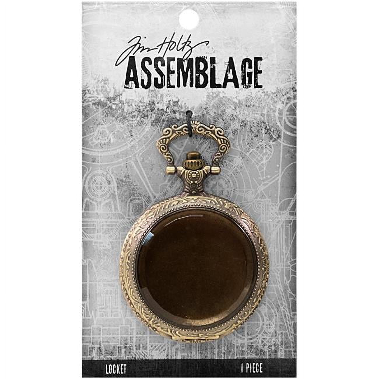 Tim Holtz Assemblage Locket-Pocket Watch - Walmart.com