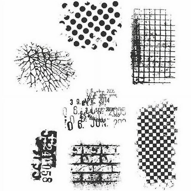 Tim Holtz Cling Rubber Stamp Set - Walmart.com