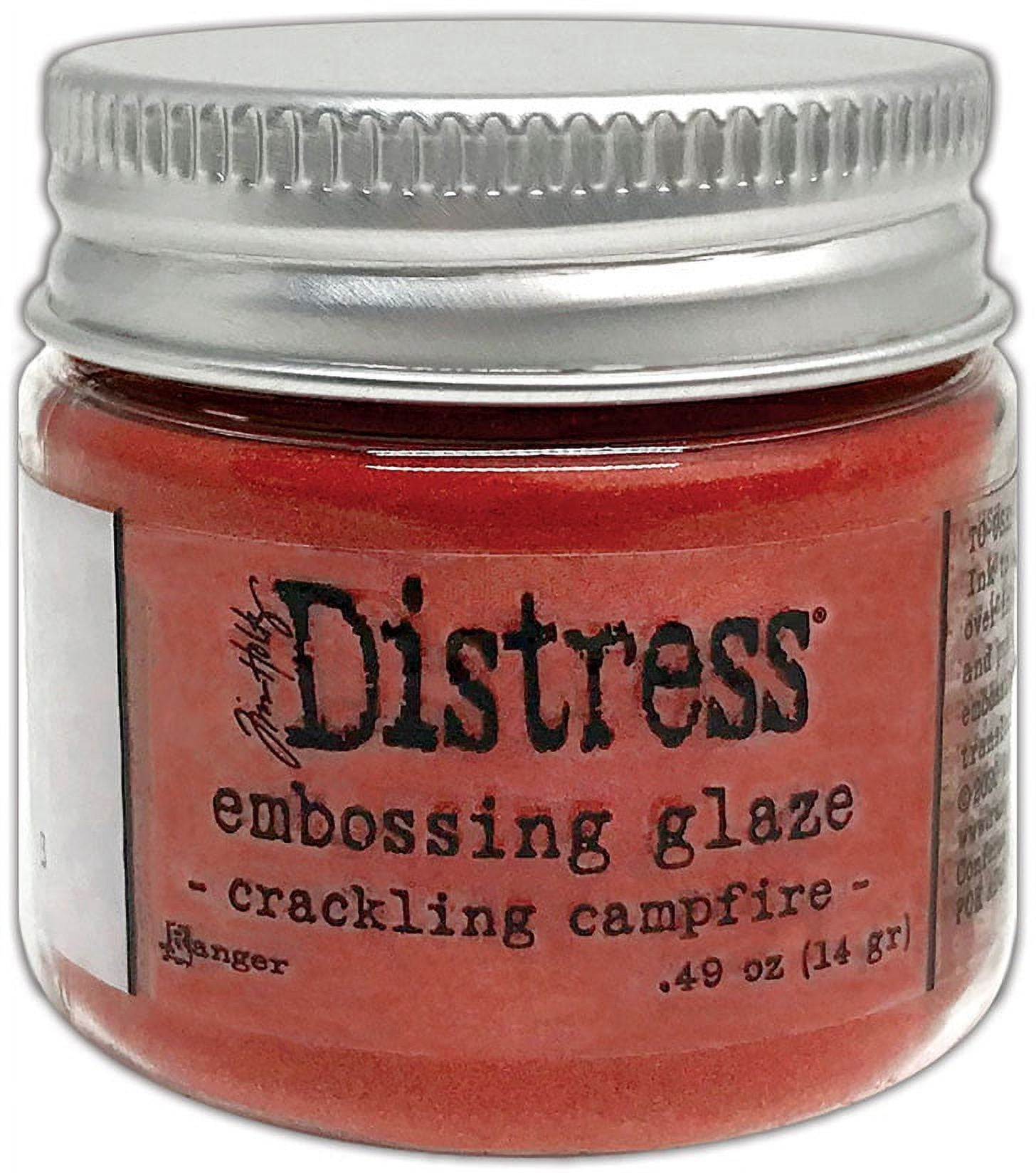 Tim Holtz Distress Embossing Glaze-Crackling Campfire - Walmart.com