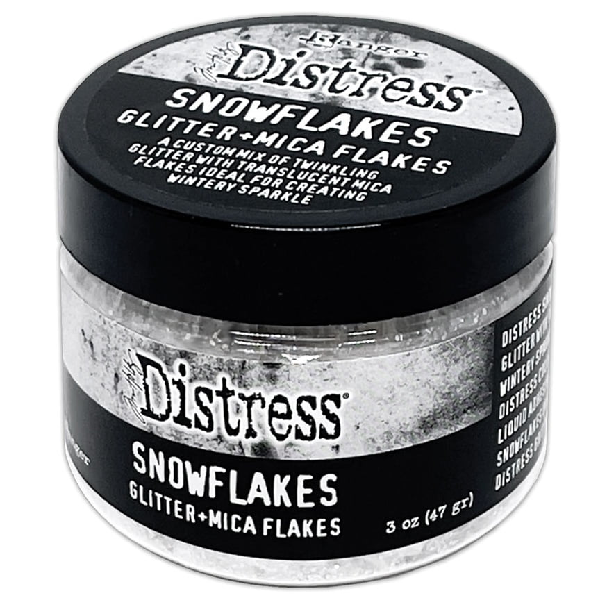 Tim Holtz Distress Glitter and Mica Flakes-Snowflakes - Walmart.com