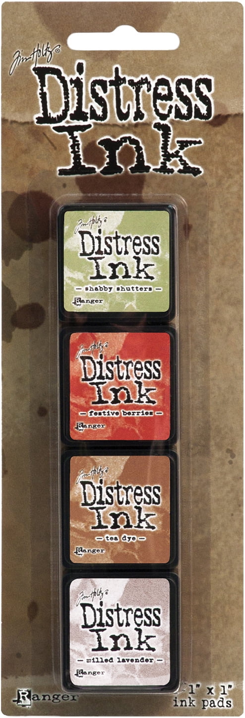 Tim Holtz Distress Mini Ink Pads 4/Pkg-Kit 11 - Walmart.com