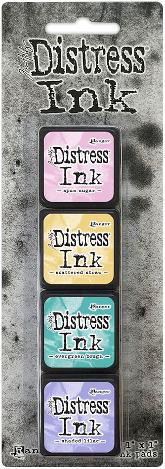 Tim Holtz Distress Mini Ink Pads 4/Pkg-Kit 4 - Walmart.com