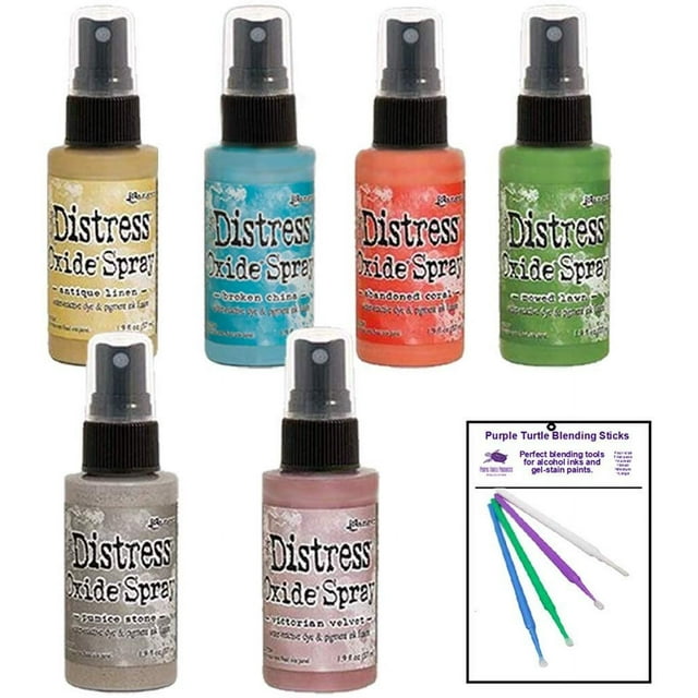 Tim Holtz Distress Oxide Spray Bundle (6 Bottle Set) - Walmart.com