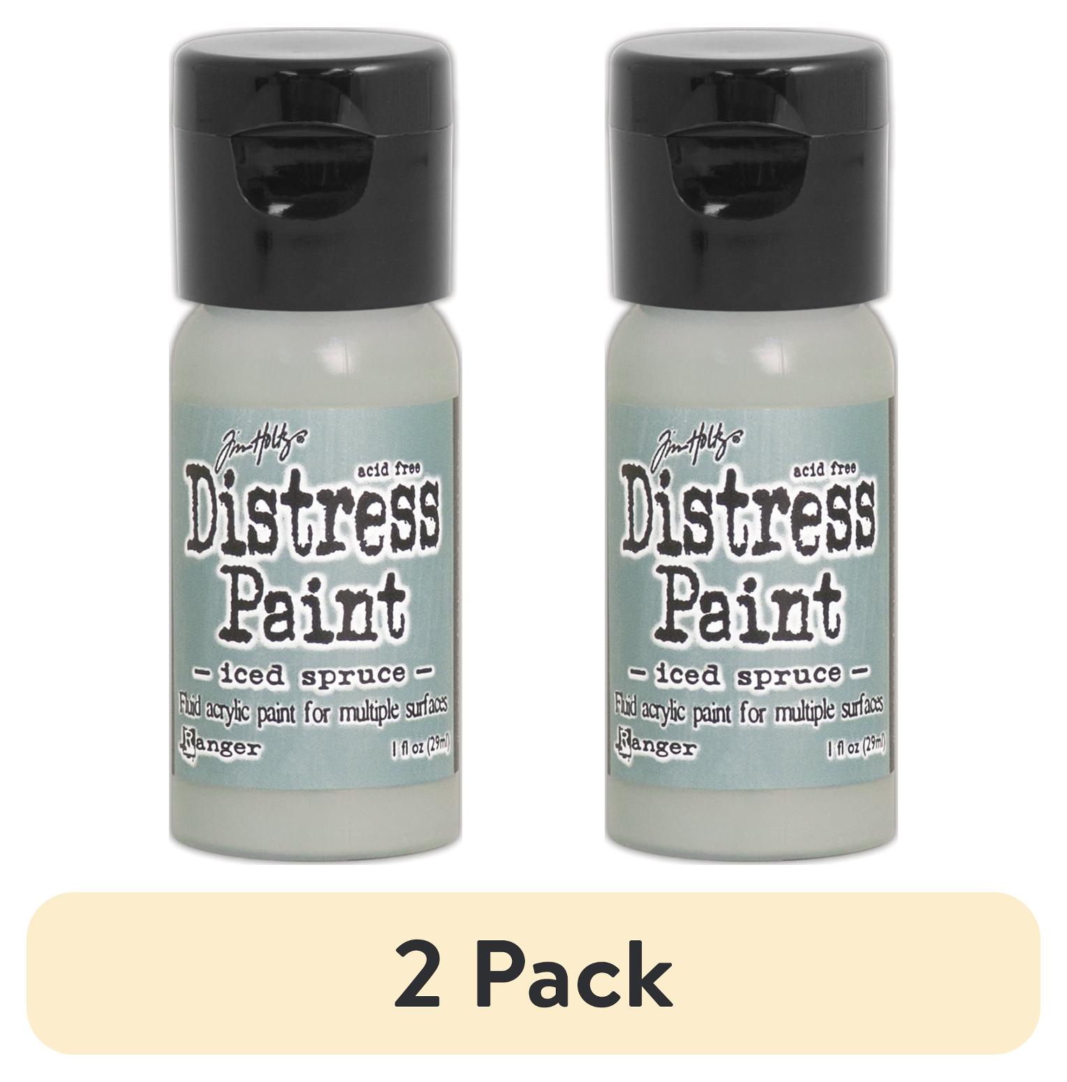 (2 pack) Tim Holtz Distress Paint Flip Top 1oz-Iced Spruce - Walmart.com