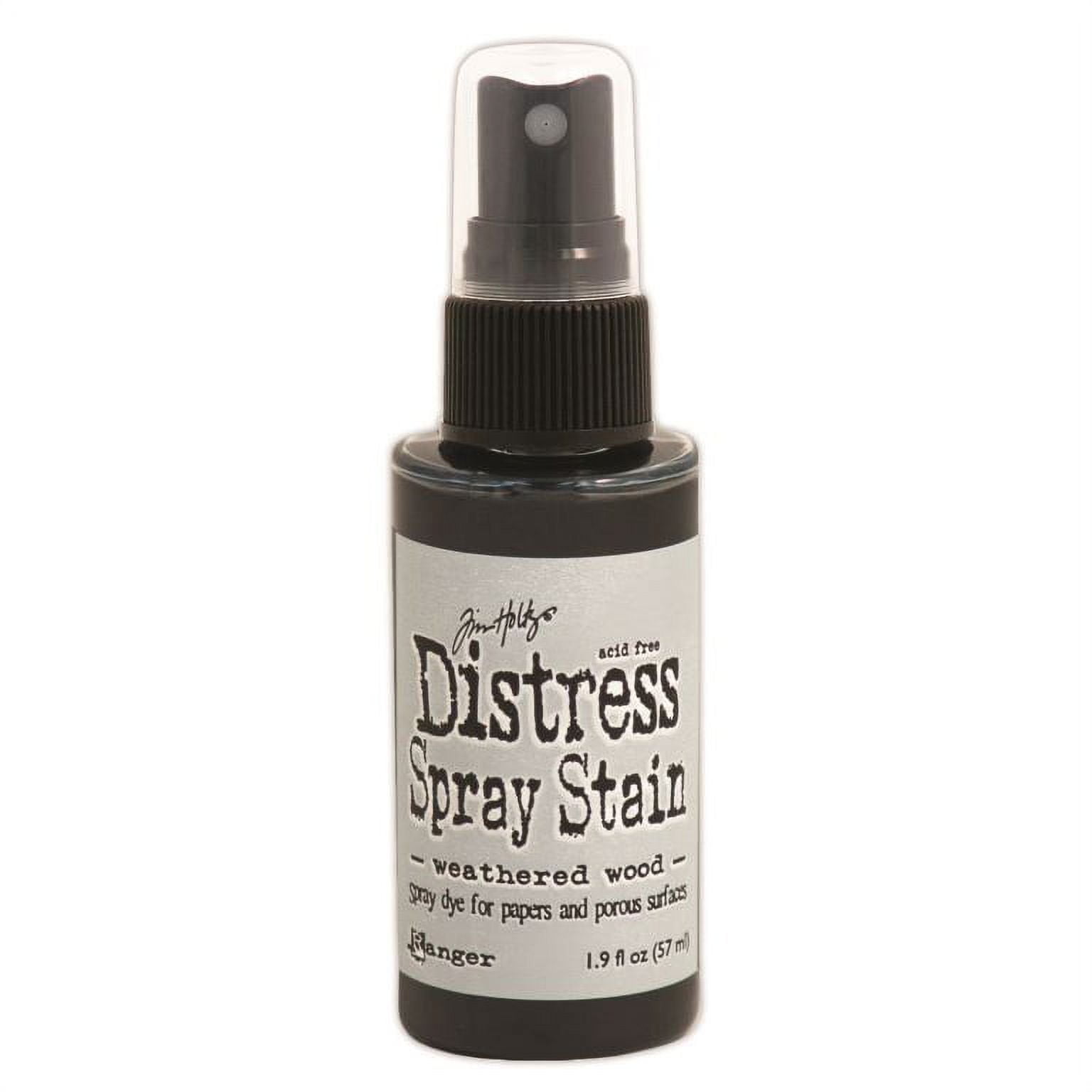 Tim Holtz Distress Spray Stain 1.9oz Weathered Wood - Walmart.com