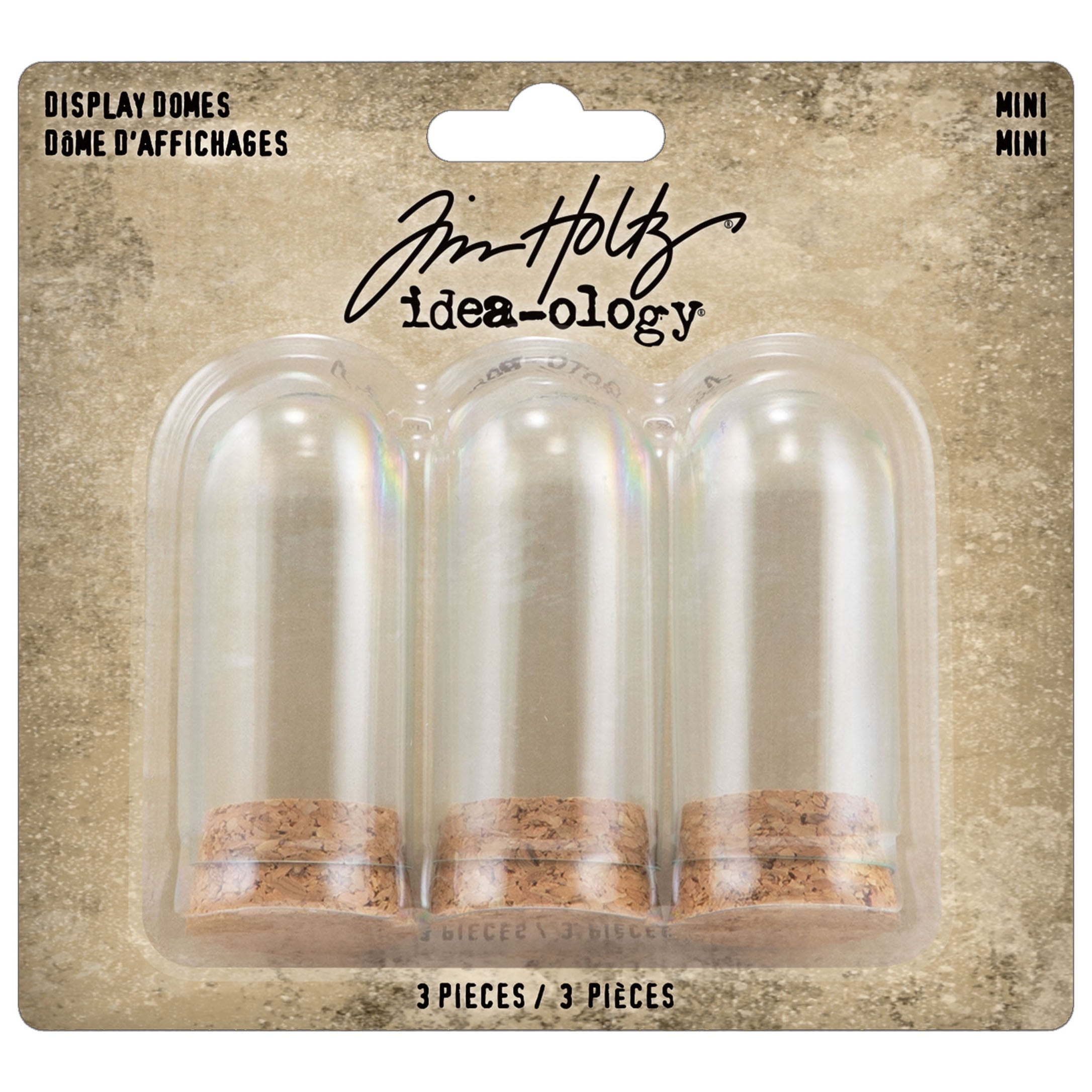 Tim Holtz Idea-Ology Display Domes Mini-3/Pkg - Walmart.com