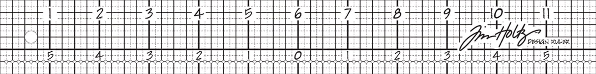 Tim Holtz Idea-Ology Tool Design Ruler 12" - Walmart.com