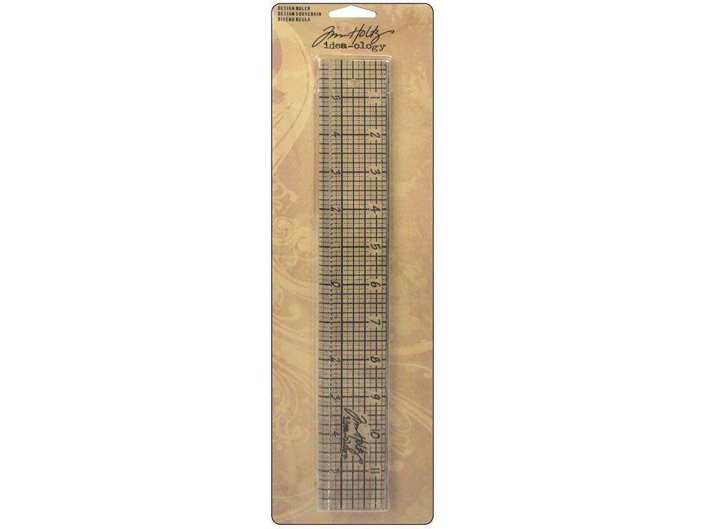 Tim Holtz Idea-Ology Tool Design Ruler 12" - Walmart.com