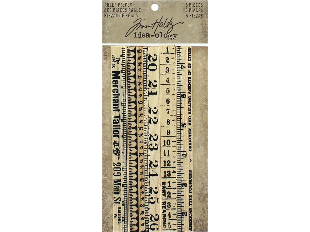 Tim Holtz Idea-ology Ruler Pieces - Walmart.com