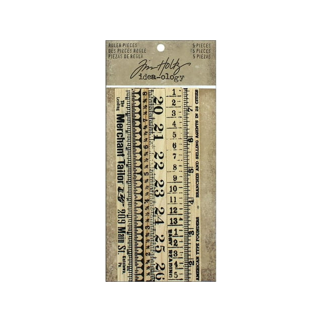 Tim Holtz Idea-ology Ruler Pieces - Walmart.com
